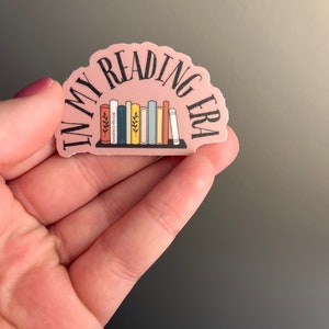 In My Reading Era Sticker, Book Lover Gift, Reading Eras, Vinyl ...