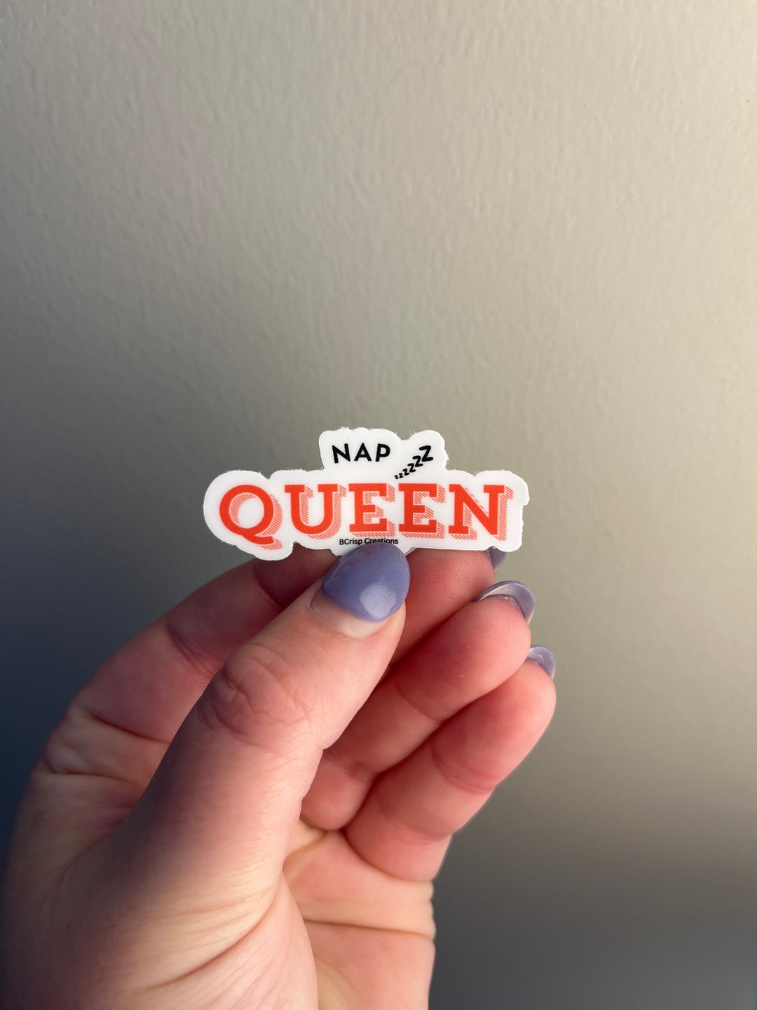 Nap Queen Stickers, Nap Queen, Sleepy Girl Gifts, Laptop Stickers ...