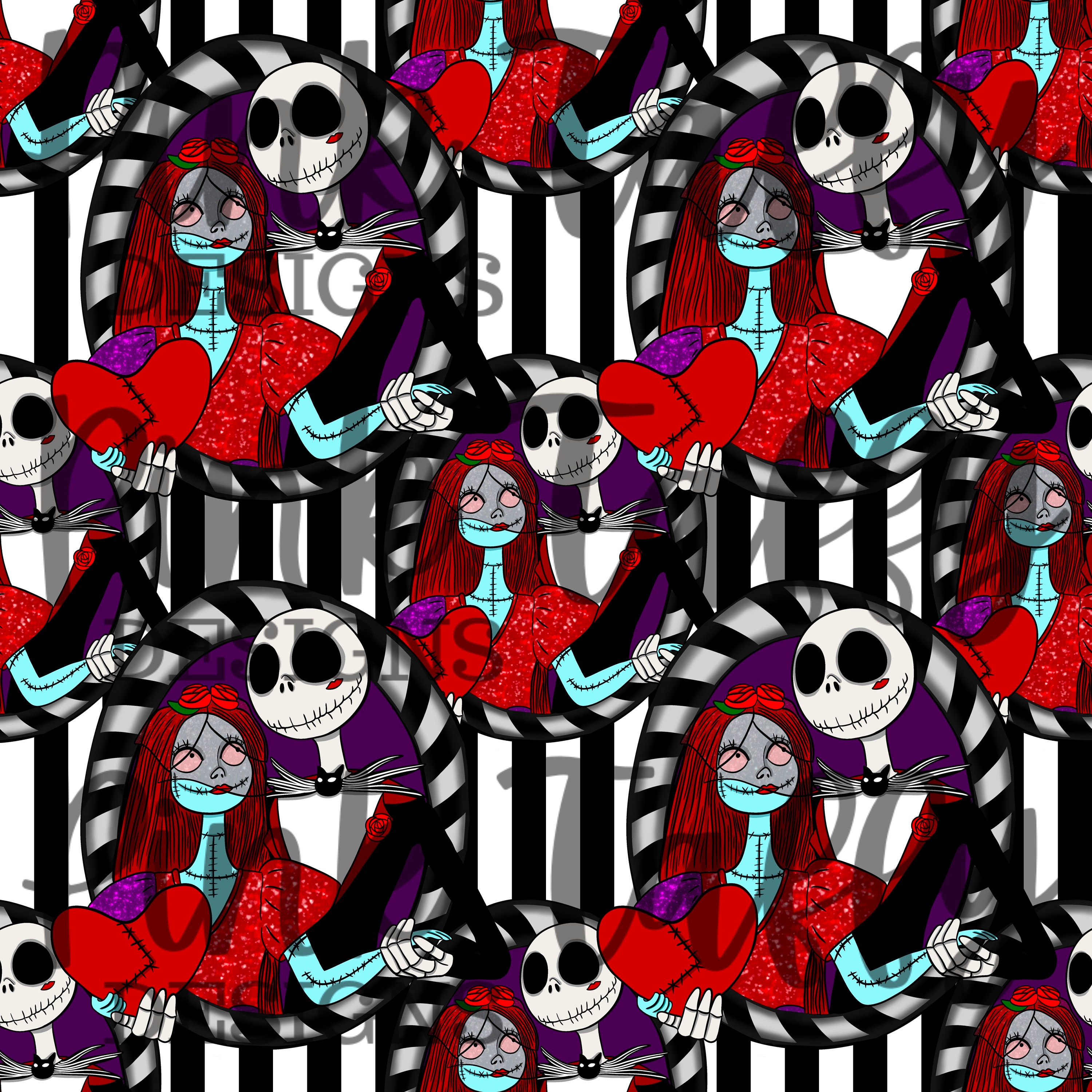 Seamless File Design Repeating Pattern Valentine Valentines Day Zombie ...
