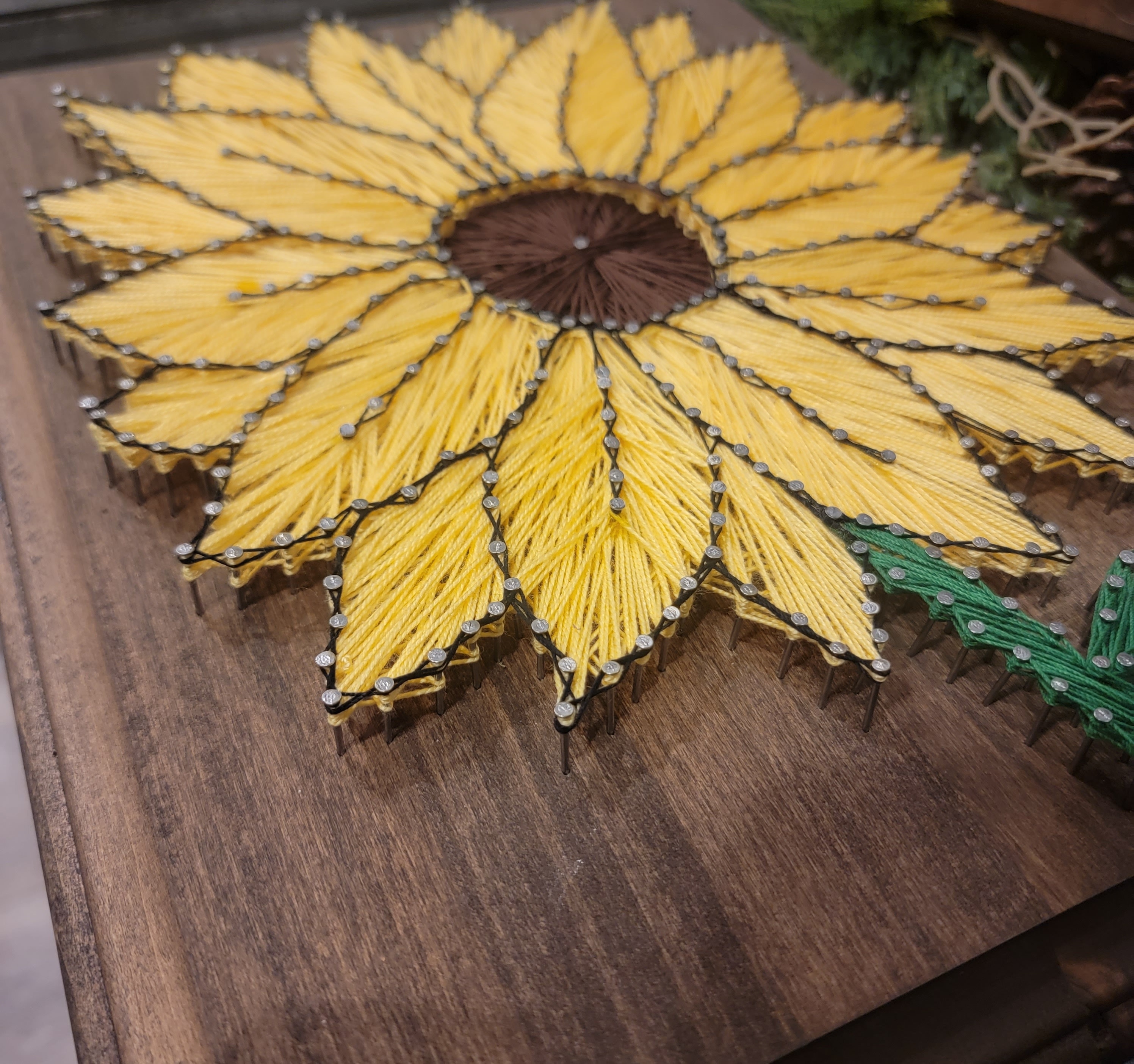 Sunflower String Art, Sunflower Gift, Sunflower Decor - Etsy