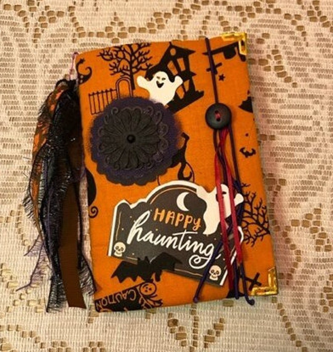 Halloween Journal, Junk Journal, OOAK Halloween Journal, Spooky Fun, - Etsy