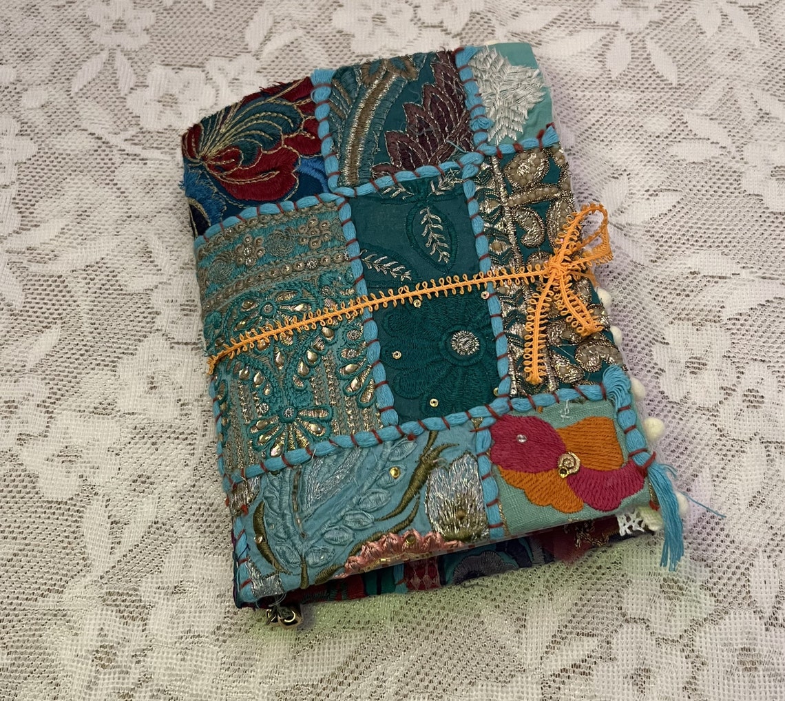 OOAK Handmade Boho Style Journal, Decorated Journal, Junk Journal - Etsy