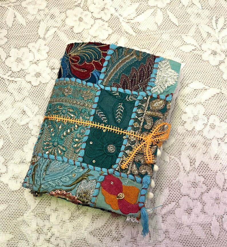 OOAK Handmade Boho Style Journal, Decorated Journal, Junk Journal - Etsy