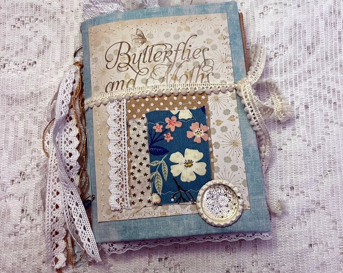 Handmade Journal, Summer Journal, Pastel Journal, Handmade Junk Journal ...