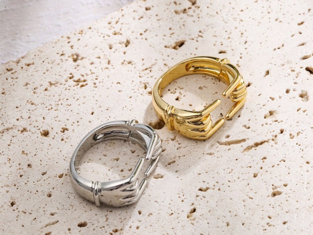 Minimalist Rock N Roll Ring - Etsy