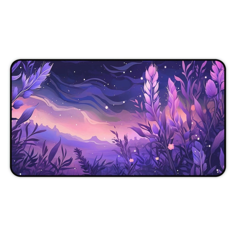 Pastel Anime Southwest Canyon Desk Mat Starry Night Manga - Etsy