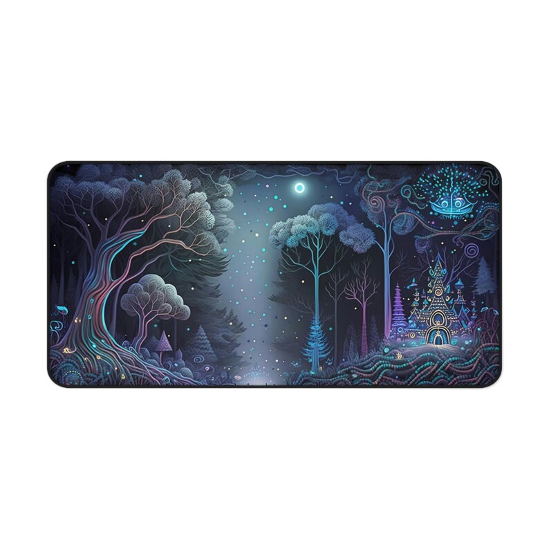 Forest Gaming Table Big Fantasy Mousepad Gamer Desk Setup Game - Etsy