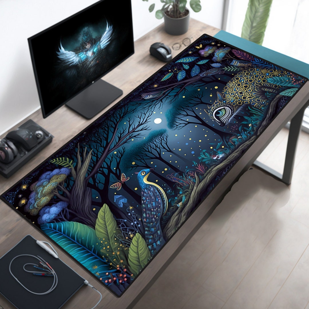 Forest Encounters Fantasy Mouse Pad Forest Mousepad Mystic Forest ...