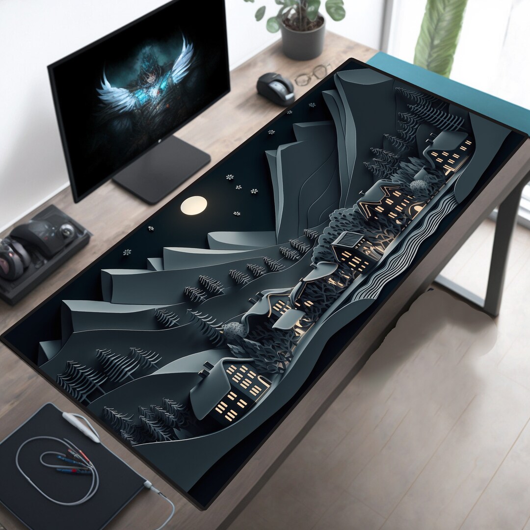 Alpine Desk Mat Nature Desk Pad Swiss Alps Mousepad Alps Mousemat ...