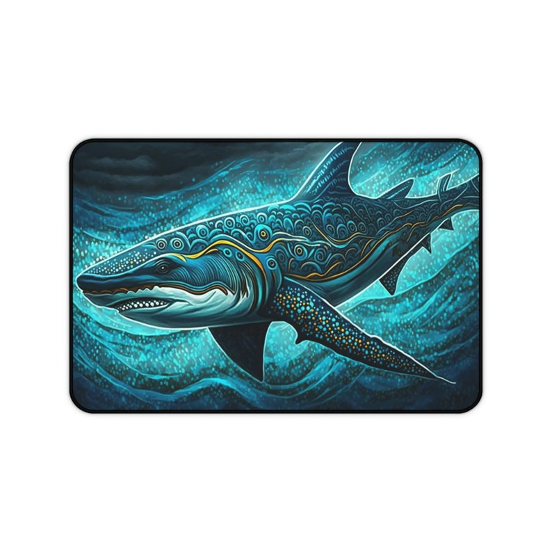 Shark Desk Mat: Ocean Gaming Mouse Pad - XXL Track Pad - Etsy