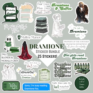 DRAMIONE Sticker Bundle | Dramione Fanfiction Sticker PNG SVG ...