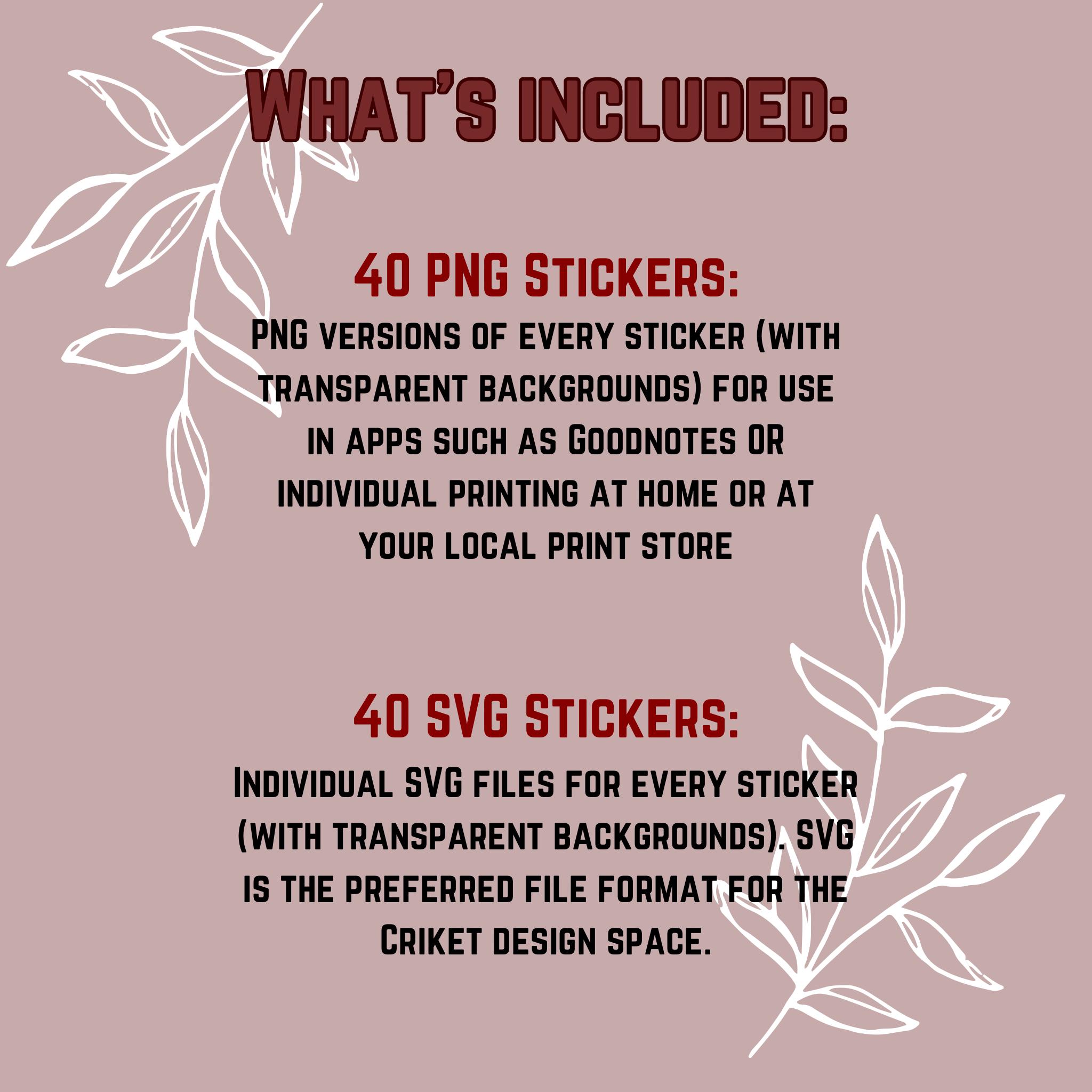 40 Retro Downtown Girl Sticker Bundle | Printable Sticker Pack ...