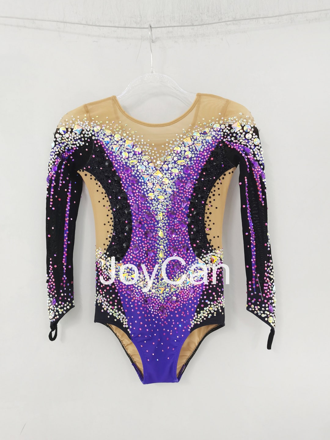 Joycan Rhythmic Gymnastics Leotards Girls Youth Purple Stretchy Quality ...