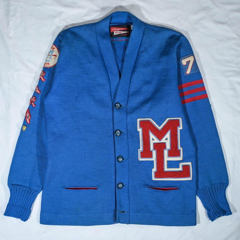 Letterman Sweater - Etsy