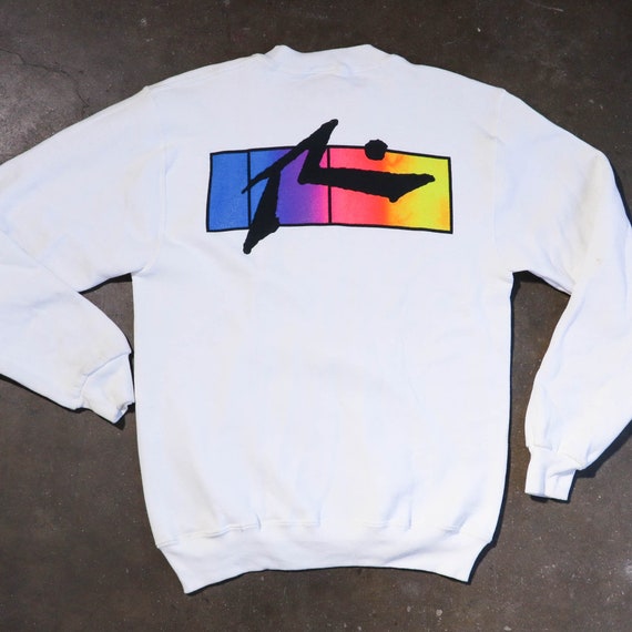 Rusty R. Logo 80s 90s Surf Pullover Russell Sweatshir… - Gem