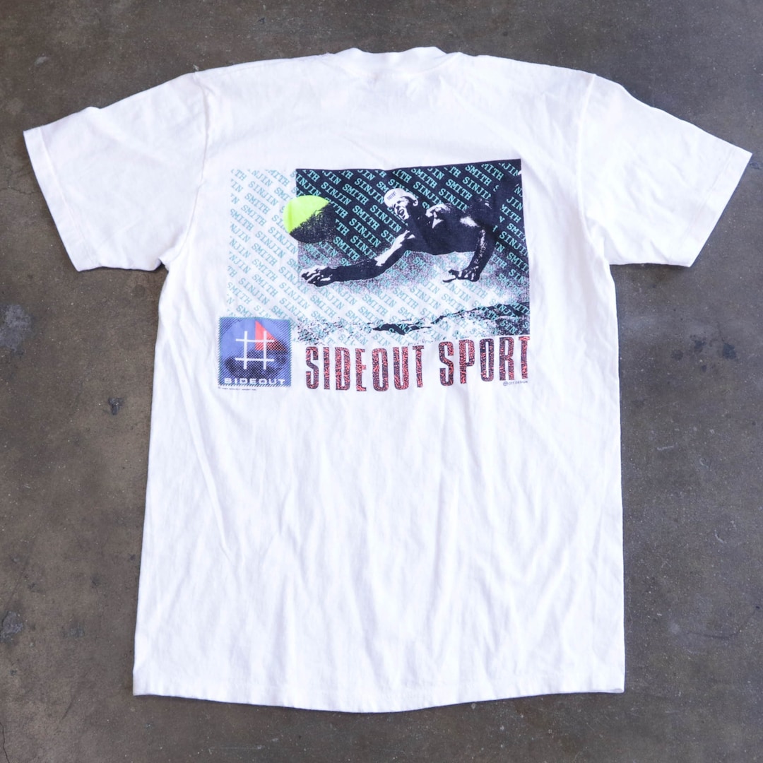 SIDEOUT SPORT Beach Volleyball 80s Surf T Shirt M - Etsy