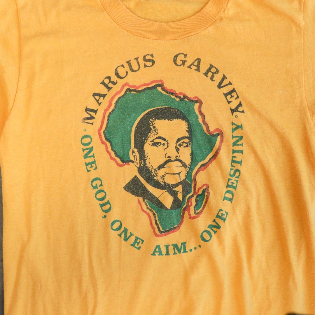 Vintage Marcus Garvey T-shirt: 80s Screen Stars Tee (M/L) - Etsy UK