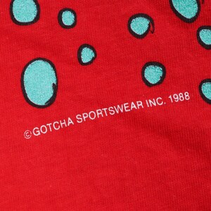 GOTCHA Red Shark Logo 80s Surf T Shirt S - DEADSTOCK ! - Etsy