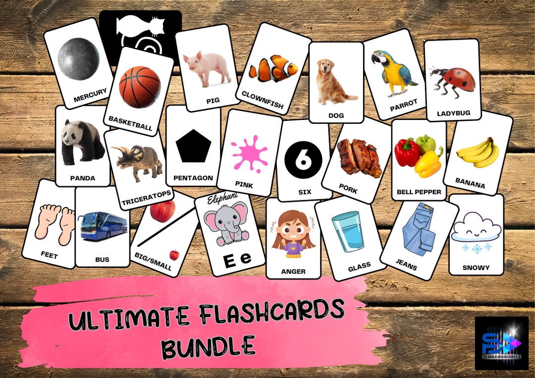 Ultimate Flashcards Bundle | Solar System, Sports, Animals, Shapes ...