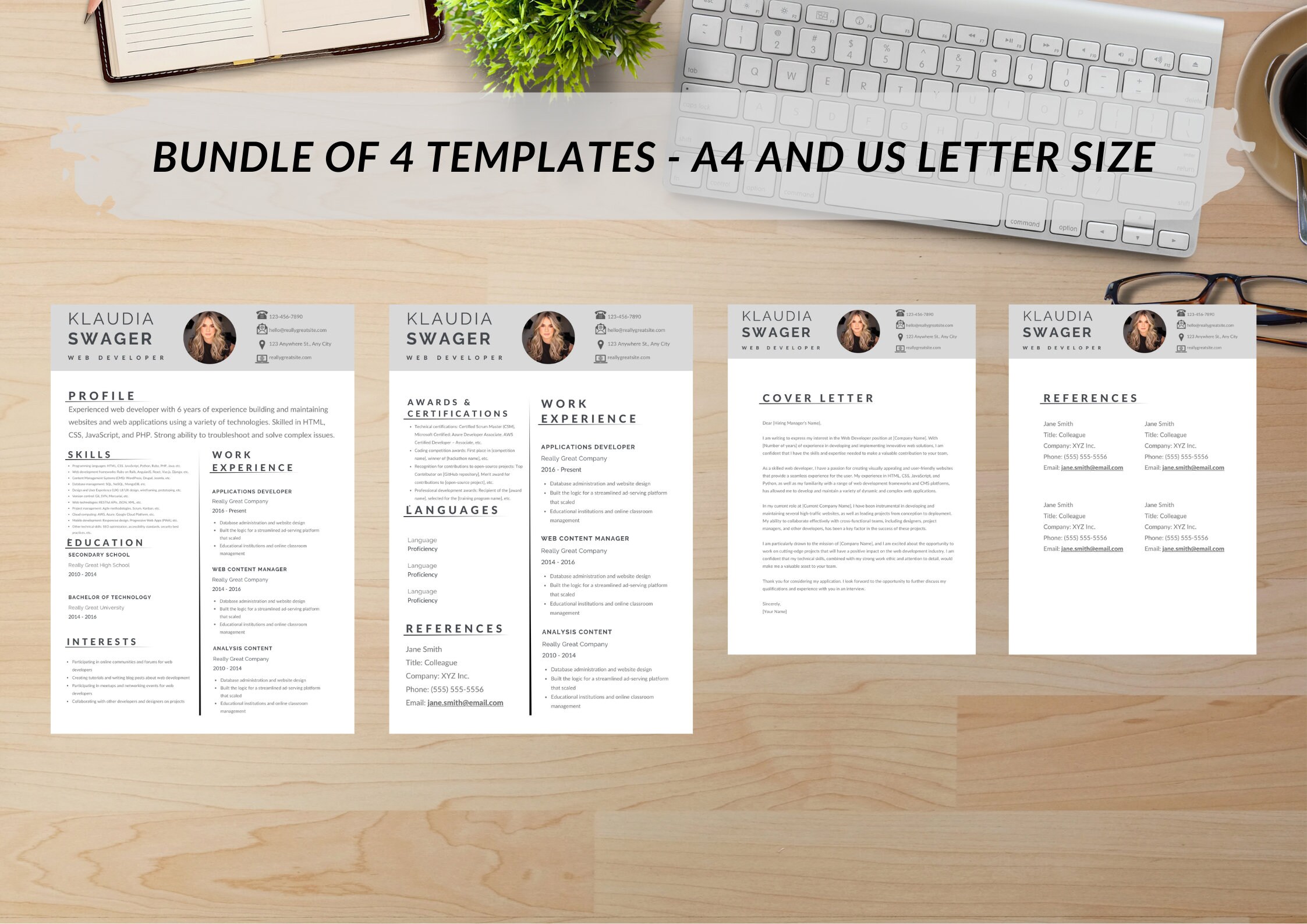 Minimalist Executive Resume Template: A Sleek and Professional Design ...