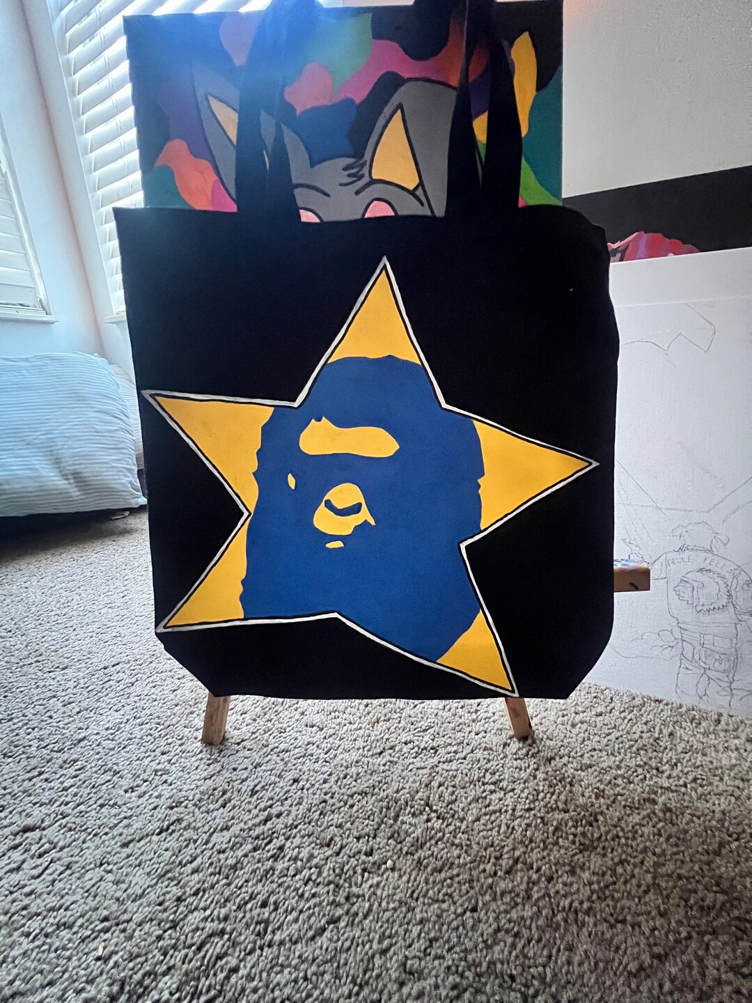 Bape custom Bag - Etsy