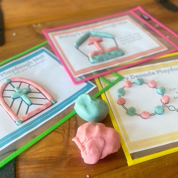 Playdough Mats - Etsy