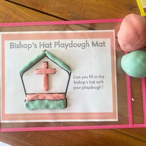 Catholic Playdough Mat Digital Download Catholic Preschool Kindergarten ...