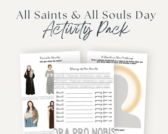All Saints' Day Collaborative Poster Catholic - Etsy