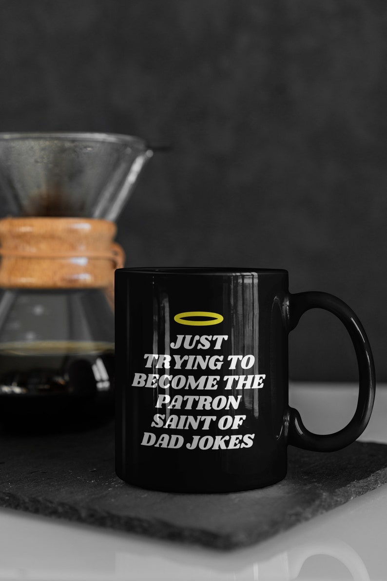 Future Patron Saint of Dad Jokes Coffee Mug Perfect Catholic - Etsy