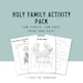 Nativity Advent Calendar Printable for Kids and Adults | Christmas ...