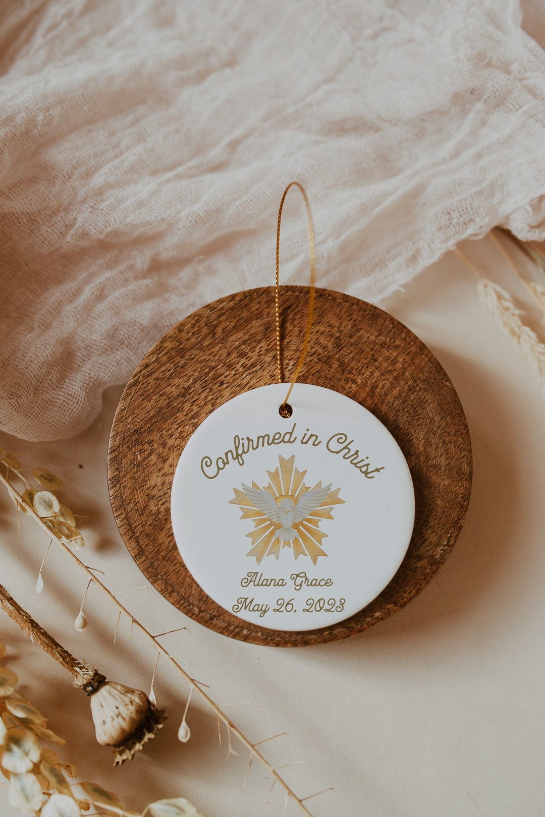 Personalized Personalized Holy Spirit Dove Confirmation Ornament ...