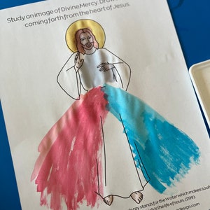Divine Mercy Activity Pack DIGITAL DOWNLOAD (st. Faustina Coloring ...