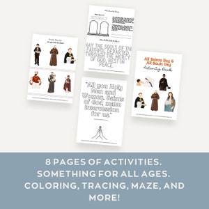 All Saints Day Catholic Kids Activity All Souls Day Coloring Pages ...