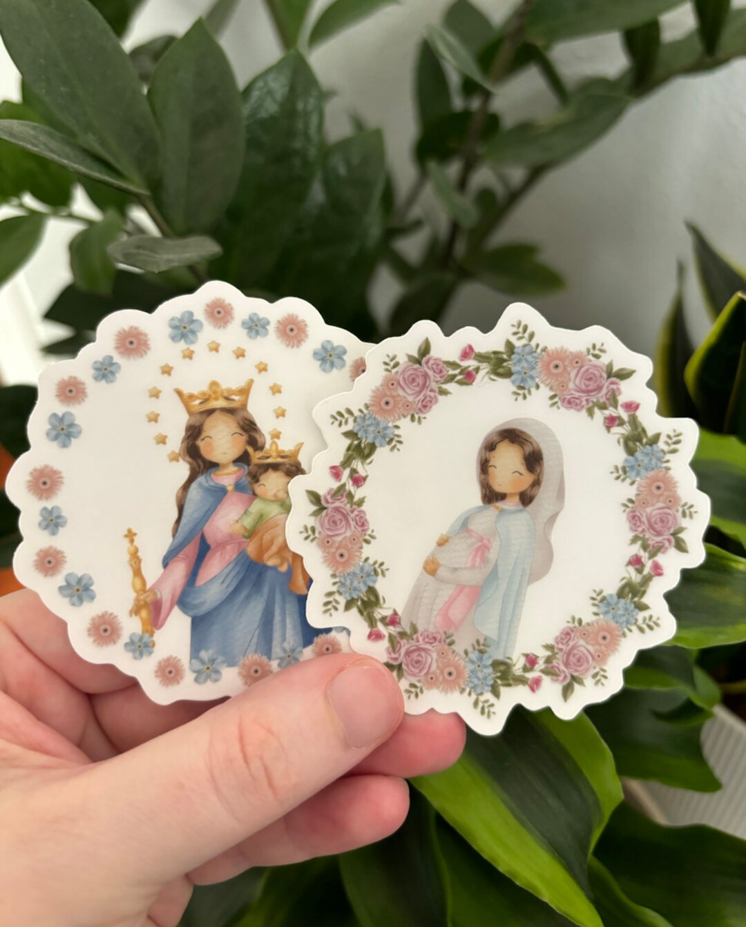 Marian Stickers for Kids, Catholic Stickers for Water Bottles and Lunch ...