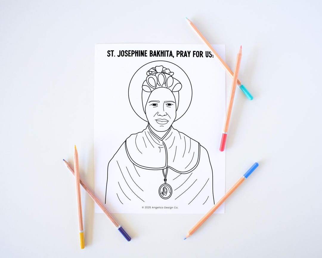 St. Josephine Bakhita Printable Activity – Catholic Saint Study for ...