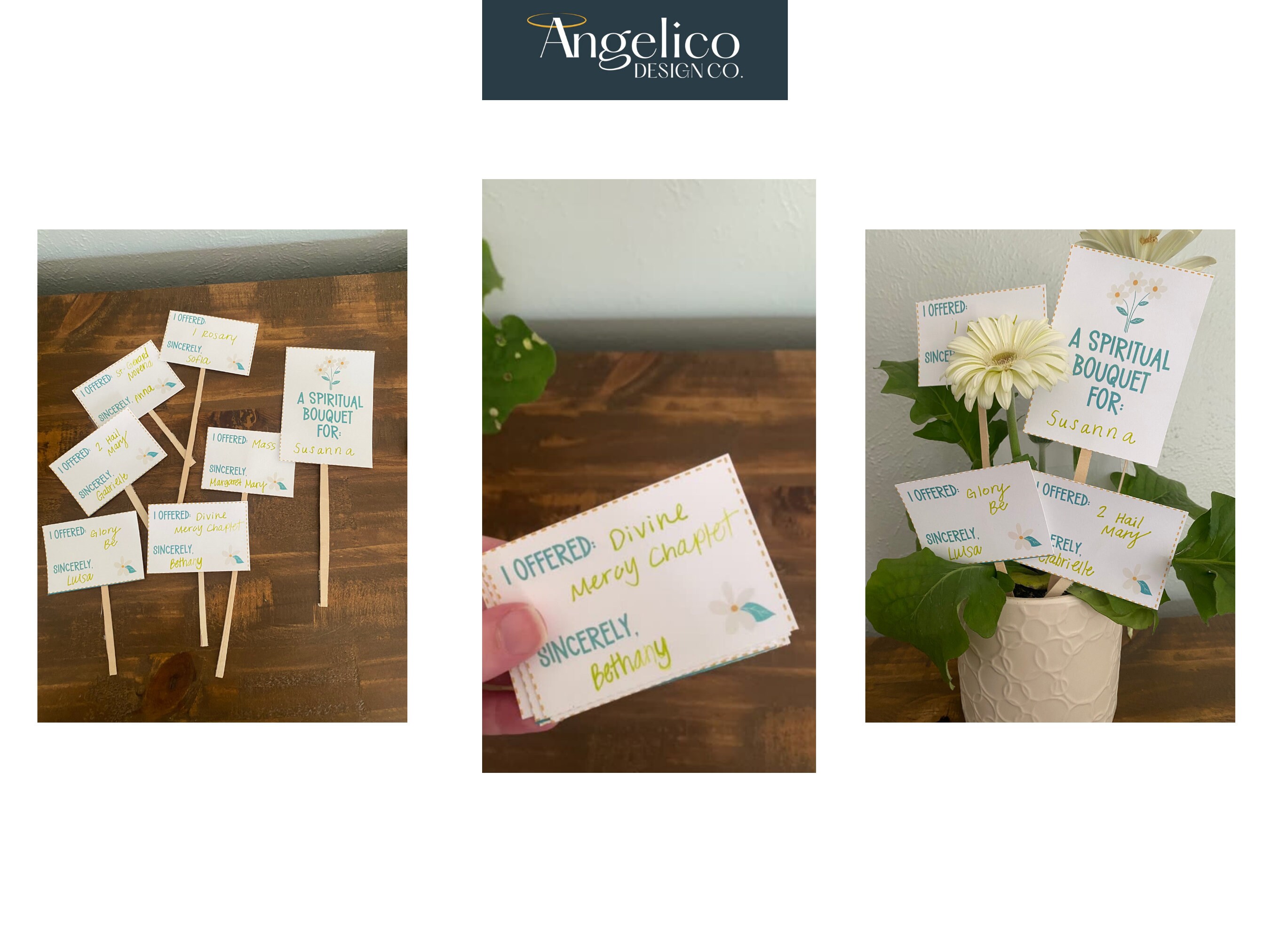 Printable Spiritual Bouquet Catholic Gift for Moms Catholic Mother's ...