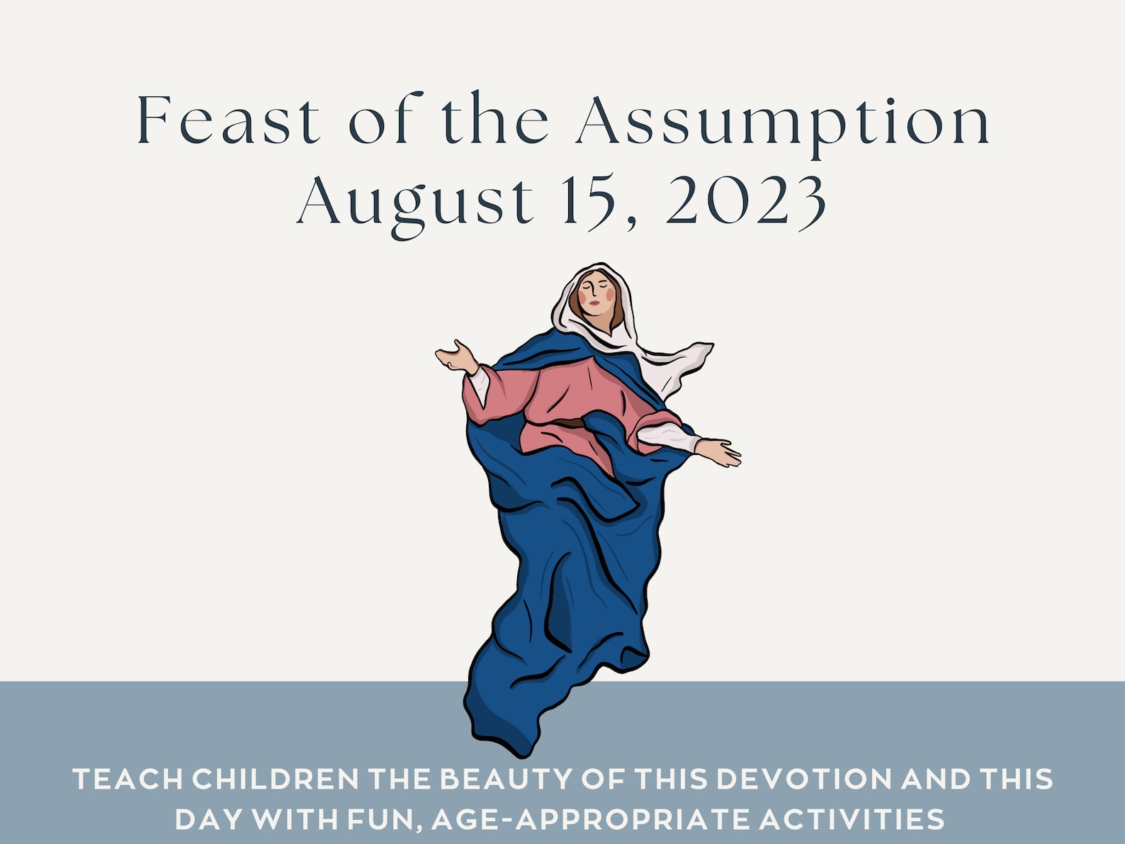 Assumption of Mary Activity Pack, Catholic Kids Activity Assumption ...