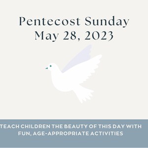 Pentecost Activity Pack for Children - Learn About the Holy Spirit ...