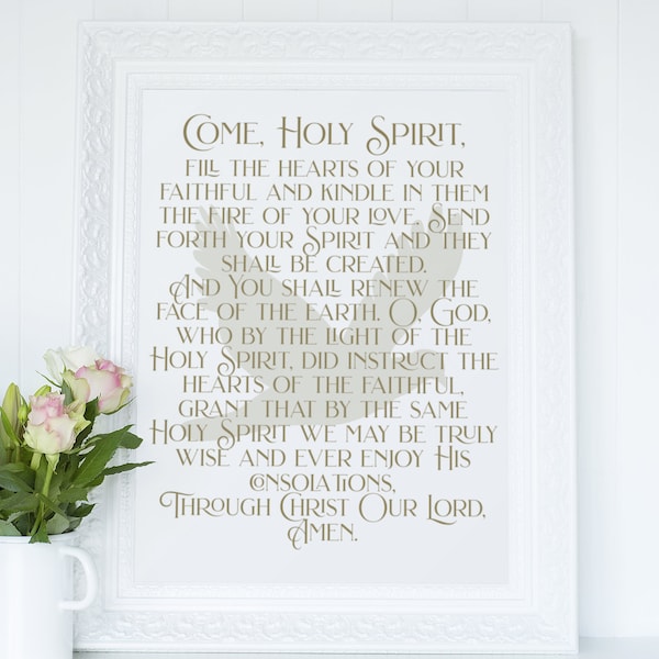 Come Holy Spirit - Etsy