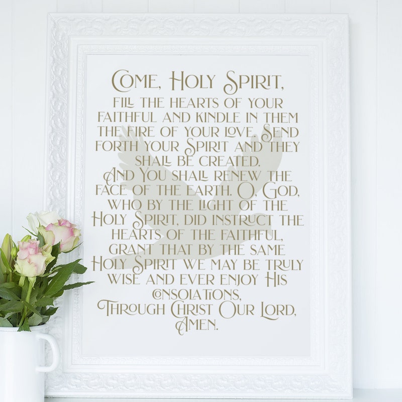 Come Holy Spirit - Etsy