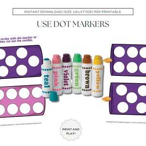 Advent Dot Marker Activity, Advent Wreath Craft, Catholic Advent Craft ...