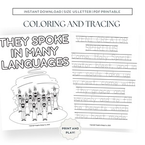 Pentecost Activity Pack for Children - Learn About the Holy Spirit ...