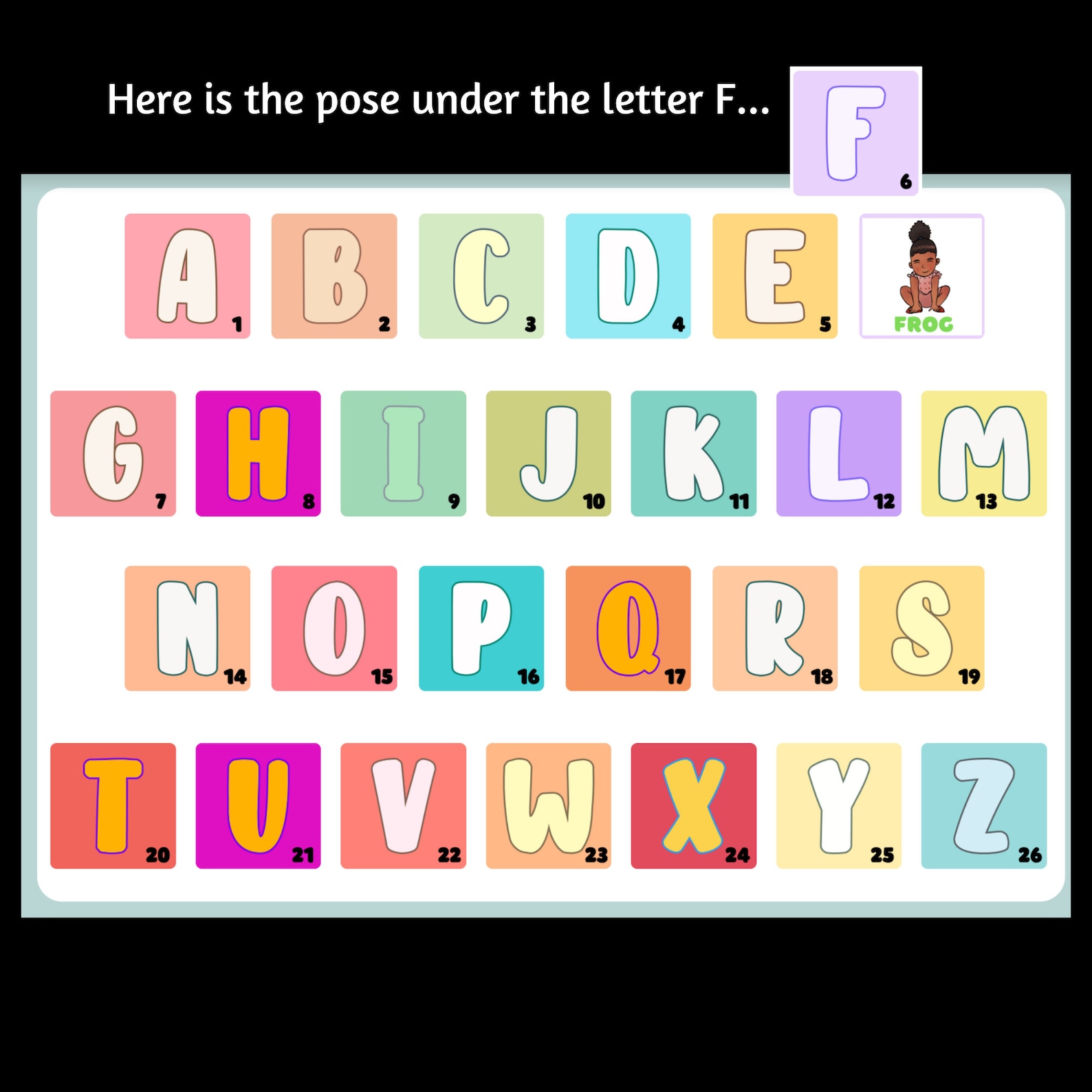 Yoga Alphabet Game ( Digital) - Etsy