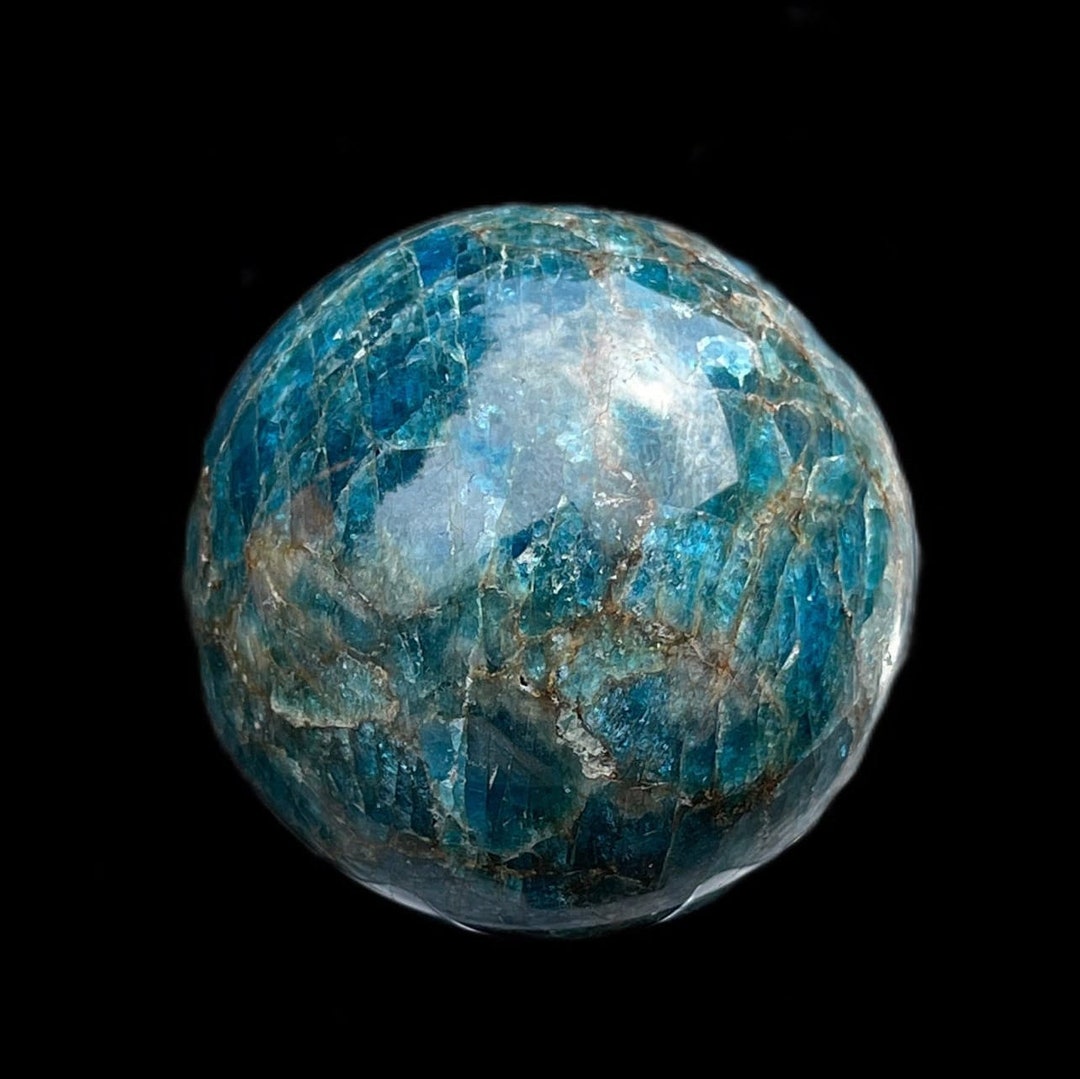 Ocean Blue Apatite Sphere - Etsy