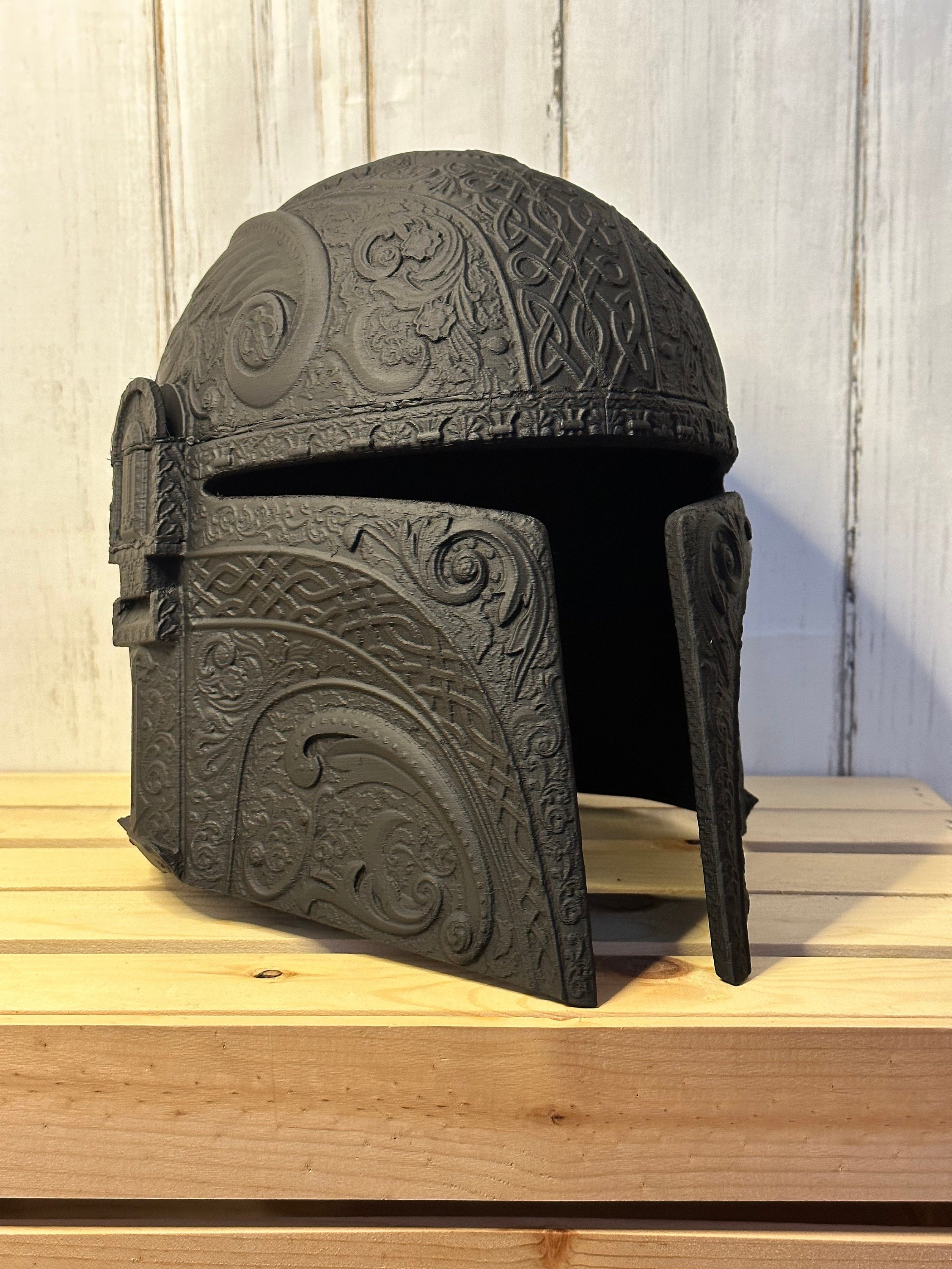 Roman Warrior Meets Mandalorian 3D Printed Helmet Design by - Etsy