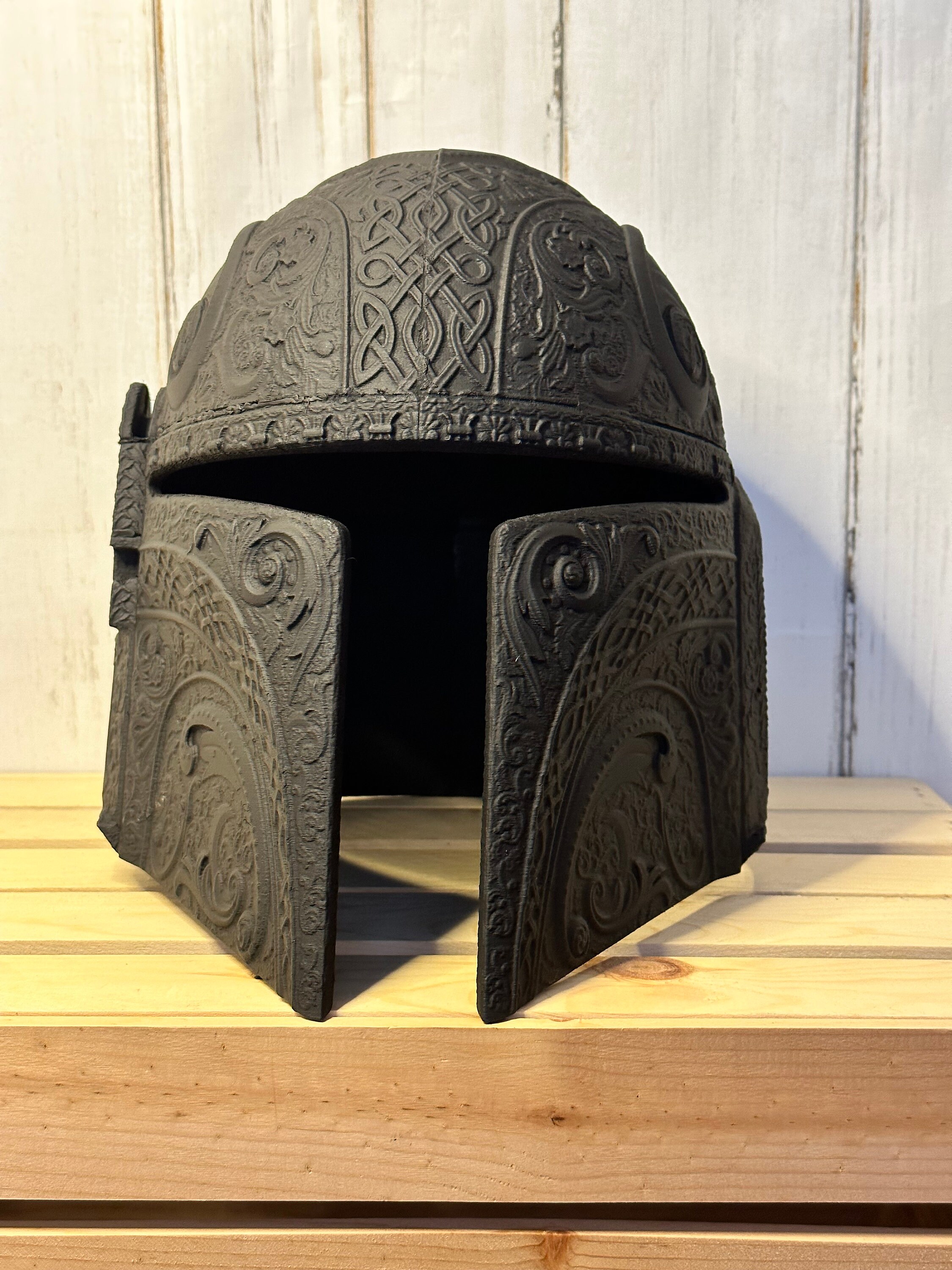 Roman Warrior Meets Mandalorian 3D Printed Helmet Design by - Etsy