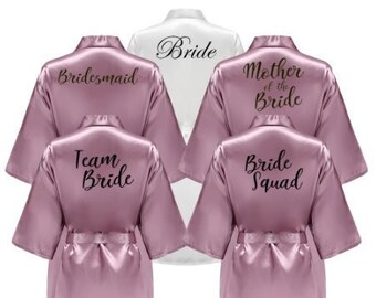 Bridal Team Robes - Etsy