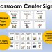 Printable Center Signs for Kindergarten/daycare/pre-k - Etsy