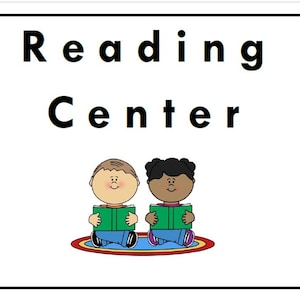 Printable Center Signs for Kindergarten/daycare/pre-k - Etsy