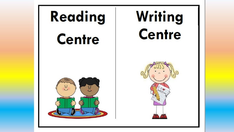Printable Centre Signs for Kindergarten/daycare/pre-k With Canadian ...